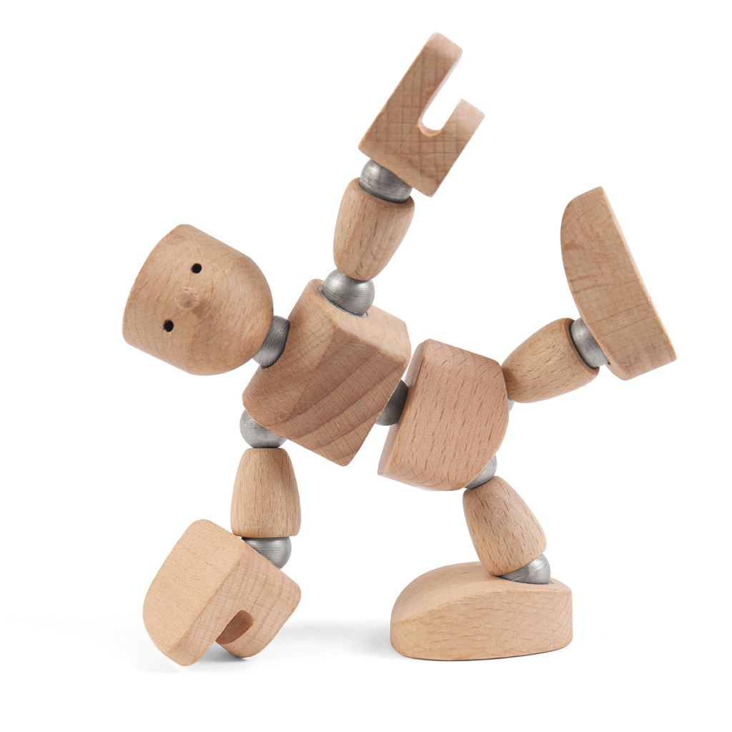 Woonki – bewegliche Holzpuppe | binobino Nachhaltiges Holzspielzeug