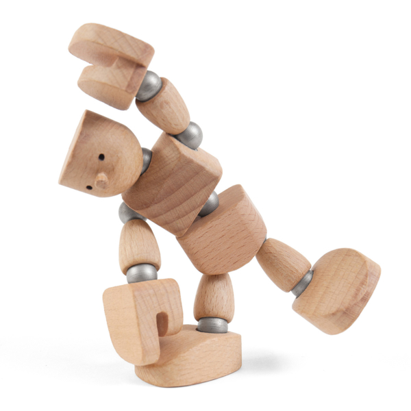 Woonki – bewegliche Holzpuppe | binobino Nachhaltiges Holzspielzeug