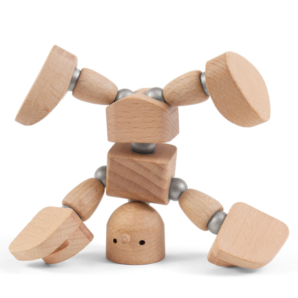 Woonki – bewegliche Holzpuppe | binobino Nachhaltiges Holzspielzeug